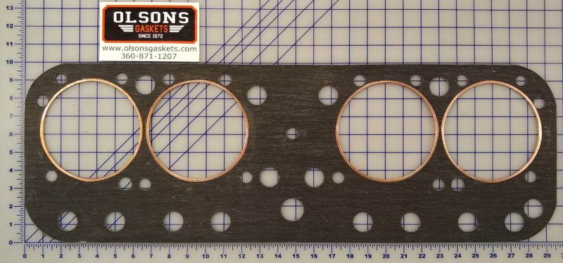 Stearns AU, BU, DU, and EU head gasket - Olson's Gaskets
